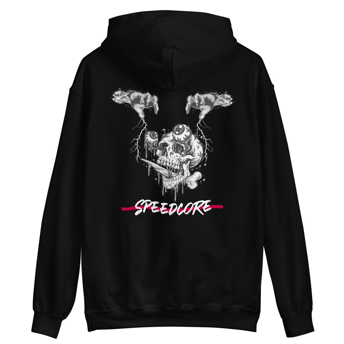 Speedcore Hoodie Front/Back – Harddance Night